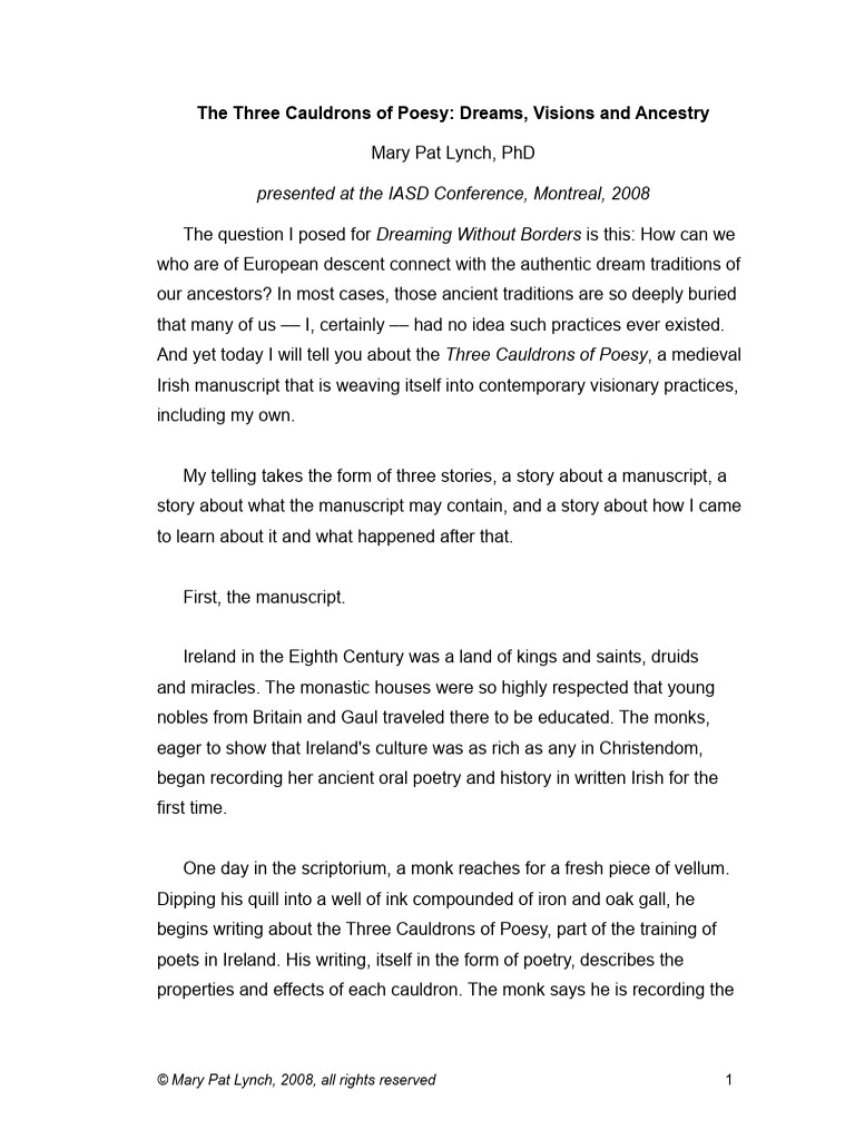 Three Cauldrons Montreal 08 MPL | PDF