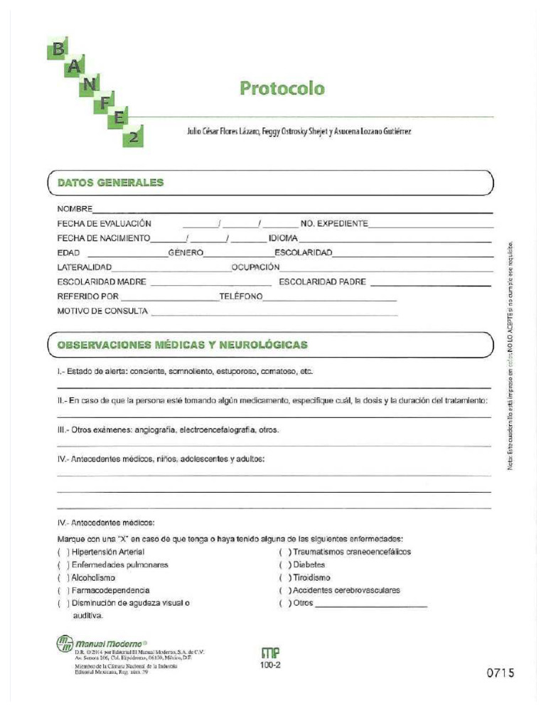 BANFE-protocolo | PDF