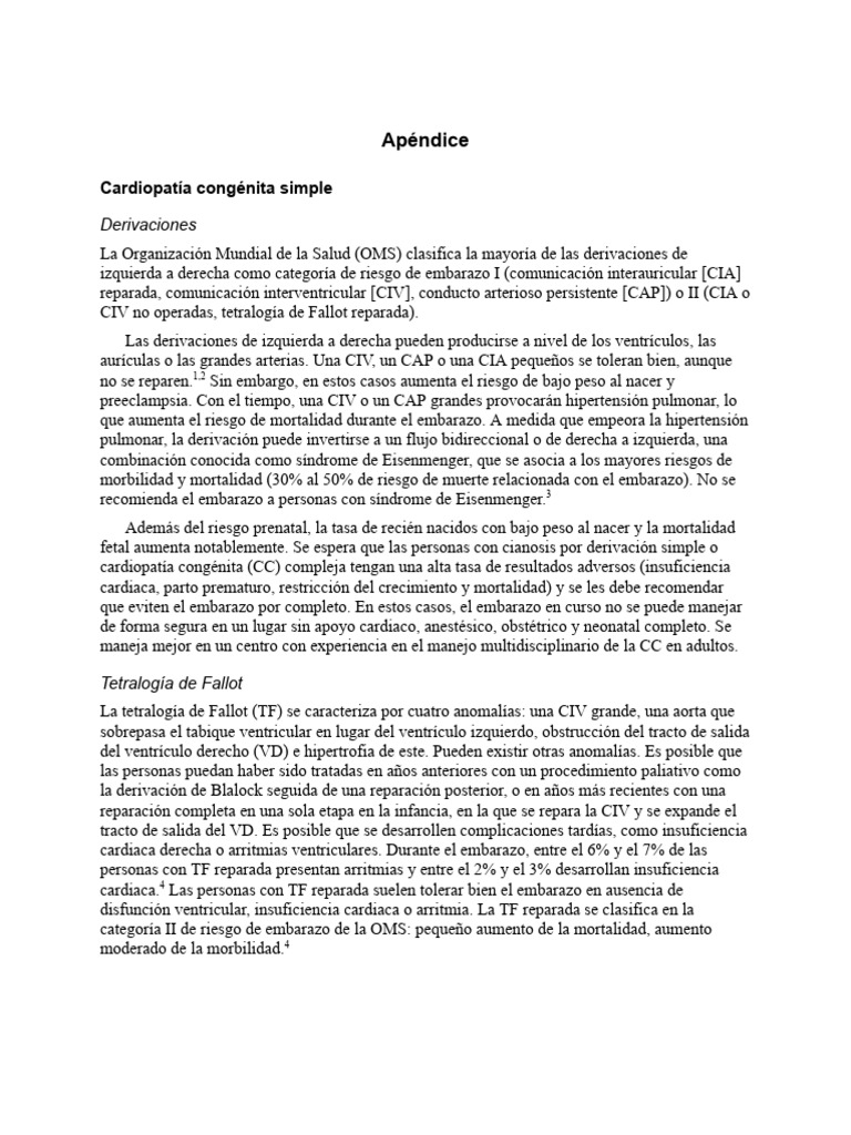 Ap Ndice Cap Tulo 13 | PDF | Corazón | Parto