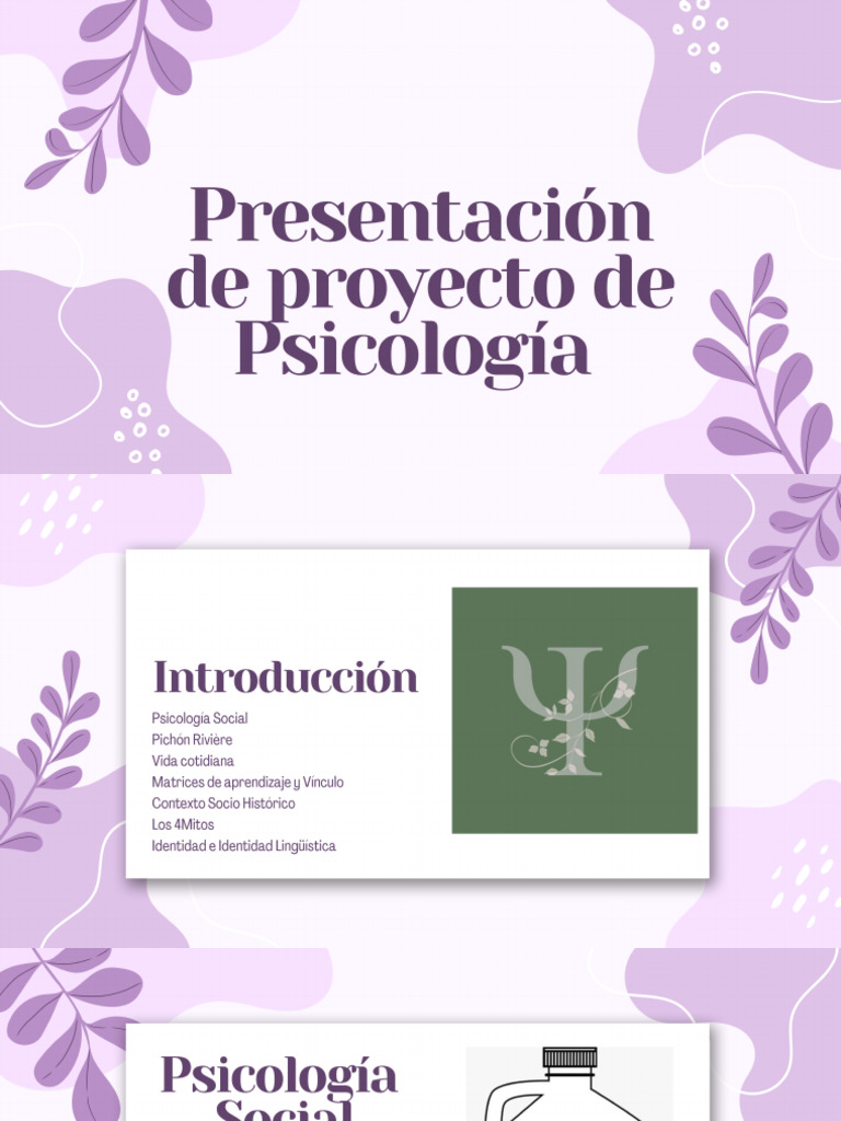 Presentación Proyecto Personal Orgánico Morado - 20241127 - 133320 - 0000 | PDF