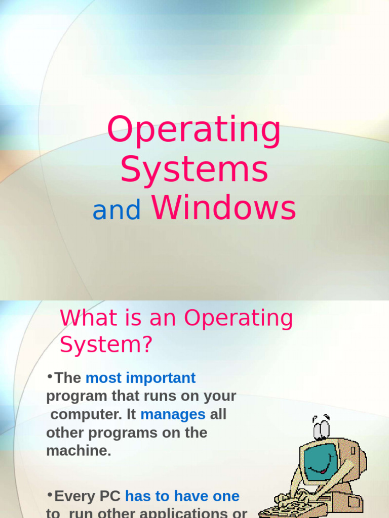 ppt_os | PDF | Random Access Memory | Graphical User Interfaces