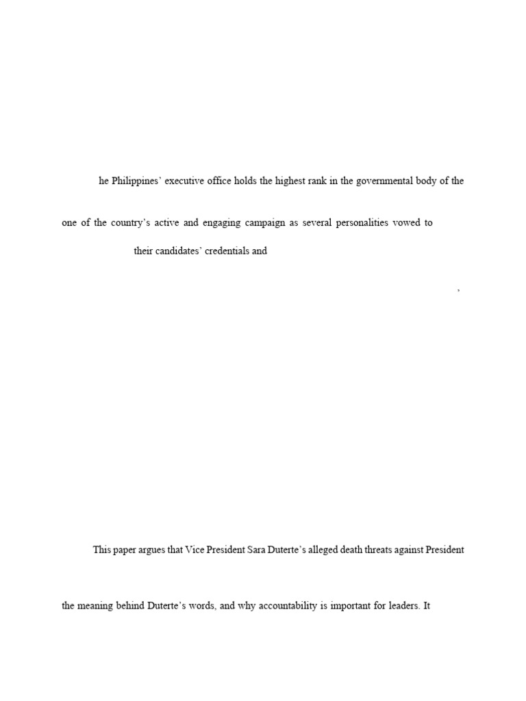 Position Paper Draft-PDF | PDF | Defamation | Rodrigo Duterte