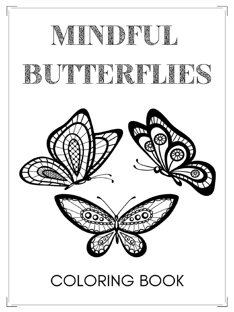 Butterfly Coloring Book | PDF