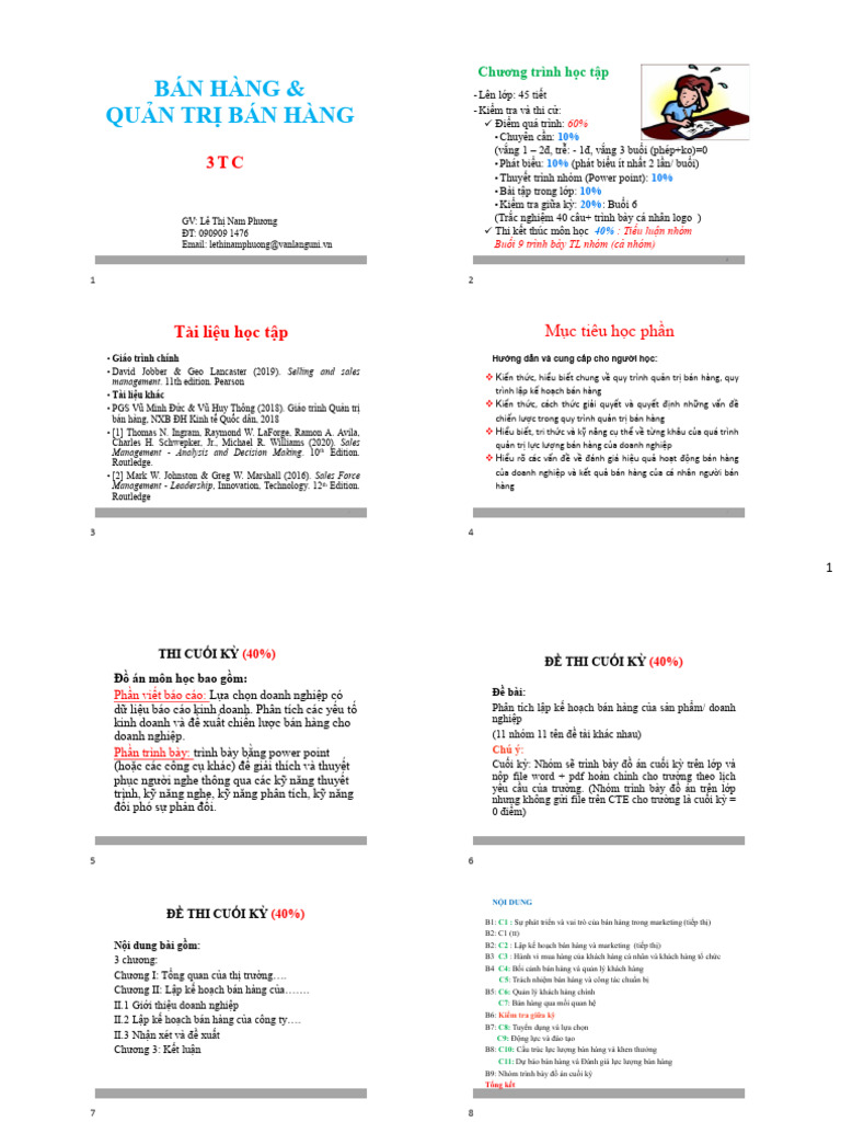 Chuong Trinh Hoc | PDF