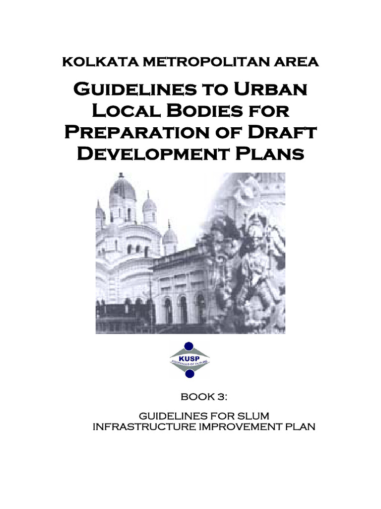 Book-3 (Rev) - Guidelines For Slum Infrastructure Improvement Plan ...