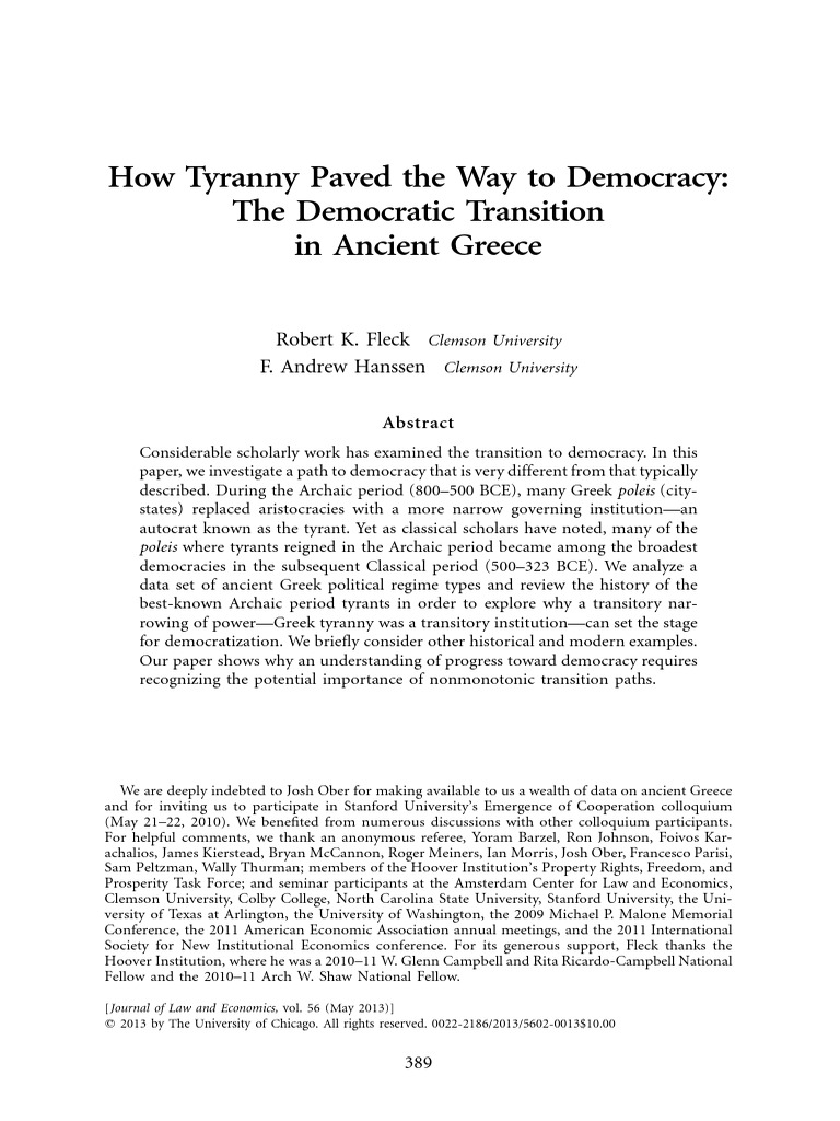 670731 | PDF | Tyrant | Ancient Greece