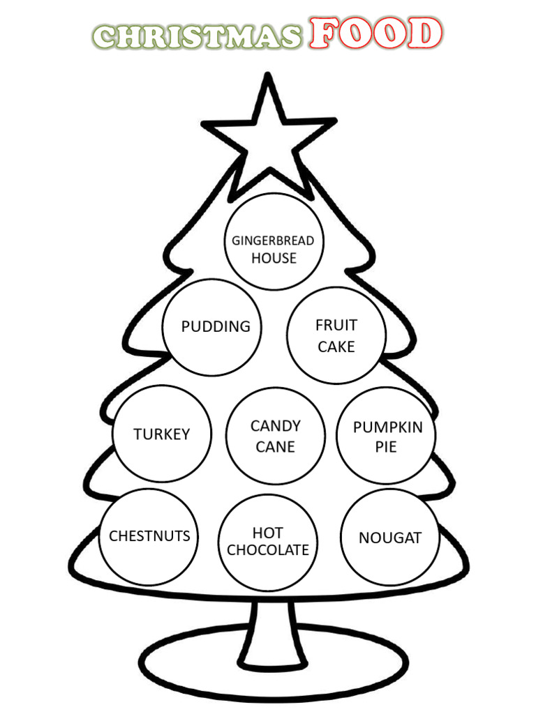 Christmas Food Tree Activity | PDF