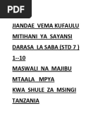 Sayansi Kitabu Cha Mwanafunzi Darasa La Tatu | PDF