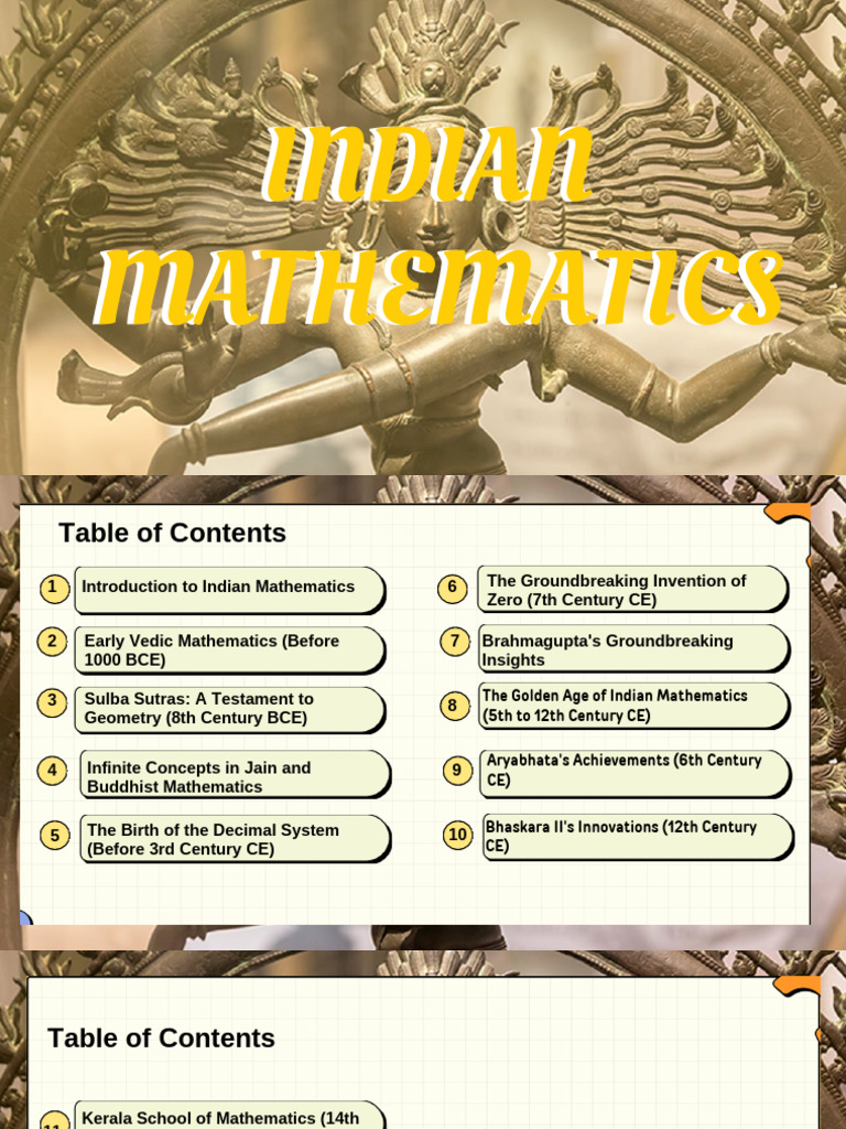 Milestones of Indian Mathematics | PDF | Trigonometric Functions ...