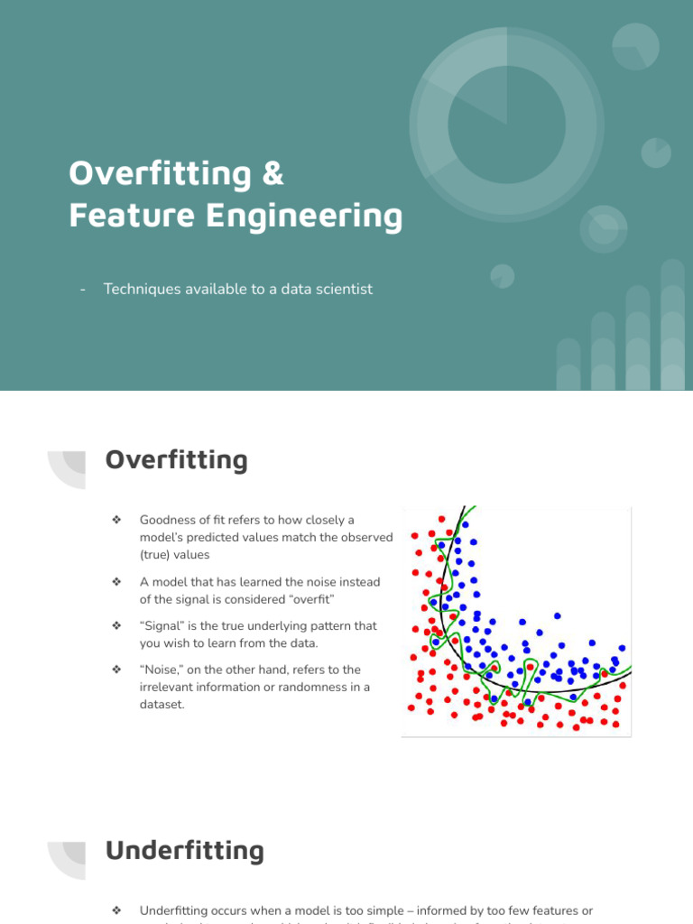 Overfitting & Feature Engineering | PDF | Cross Validation (Statistics) | Applied Mathematics