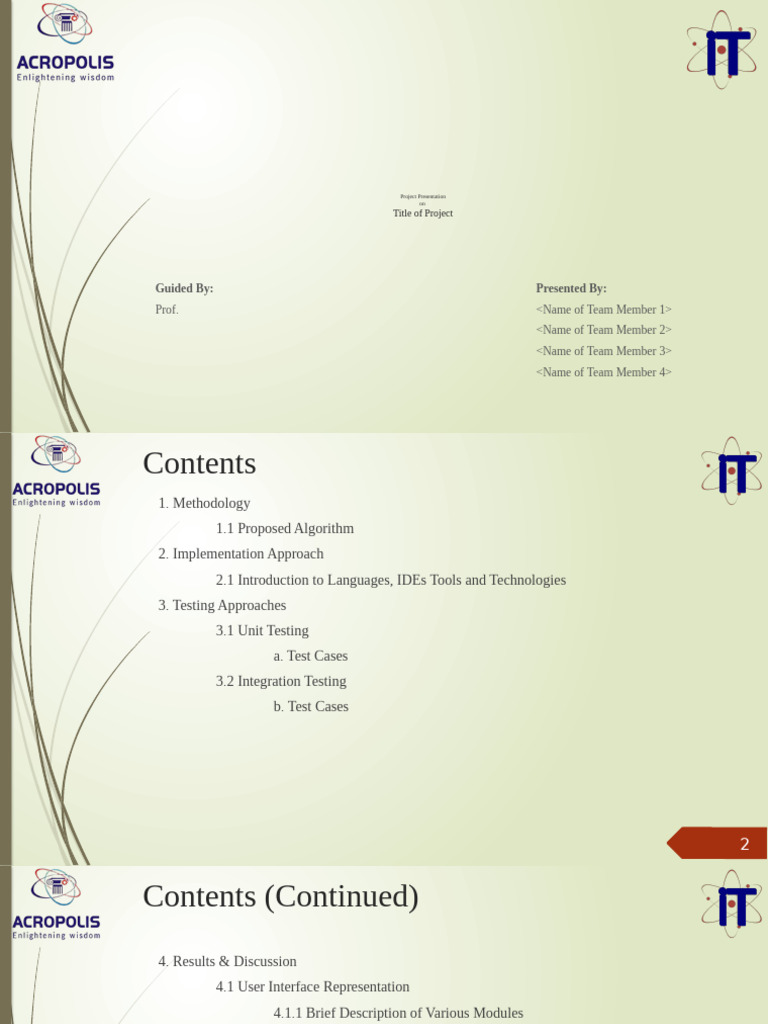 Minor Project PPT-3 Content | PDF