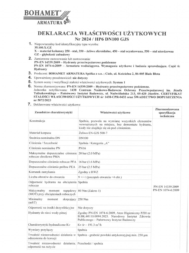 DWU-HP6-DN100-GJS-2024-1 | PDF