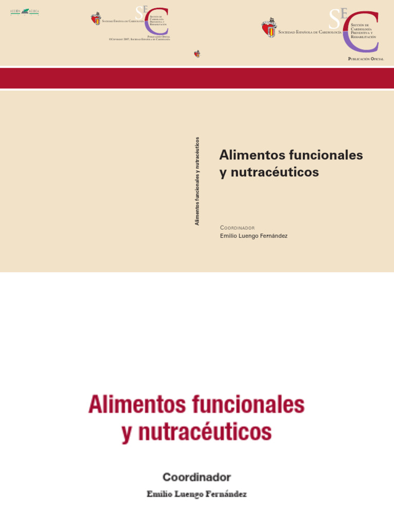 Alimentos Funcionales y Nutraceuticos CO | PDF | Alimentos | Nutrición