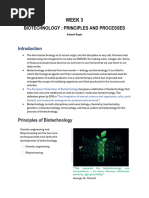 BIOTECHNOLOGY Principles & Processes | PDF | Plasmid | Restriction Enzyme