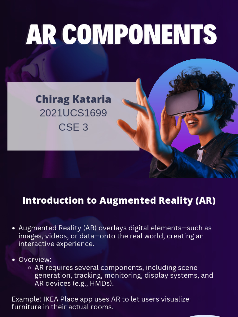 Augmented Reality Components Explained | PDF | Augmented Reality ...