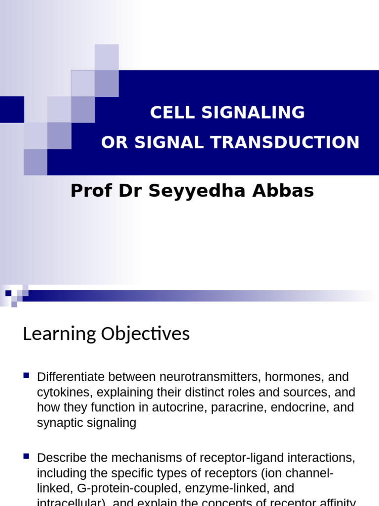 Cell Signaling | PDF | Cell Signaling | Signal Transduction