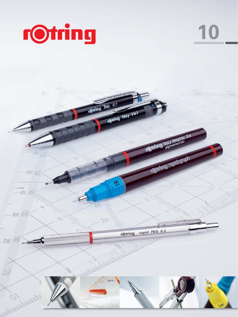 Rotring Catalogue 2010 | PDF | Pen | Pencil