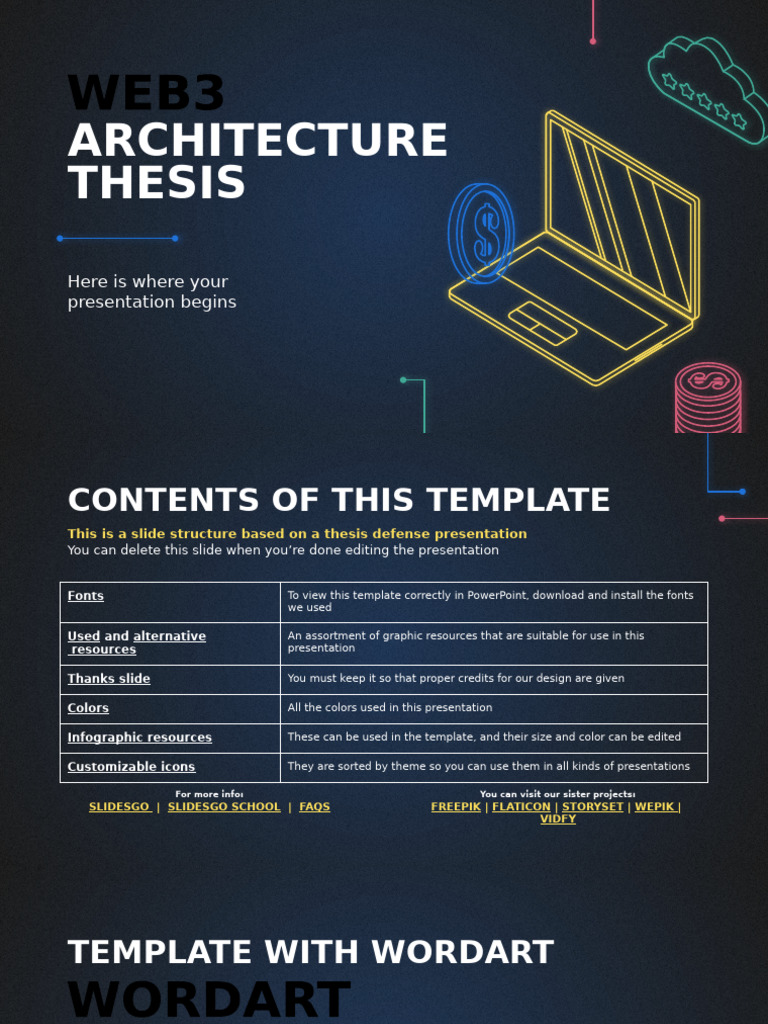 Web3 Architecture Thesis by Slidesgo | PDF | Planets | Solar System