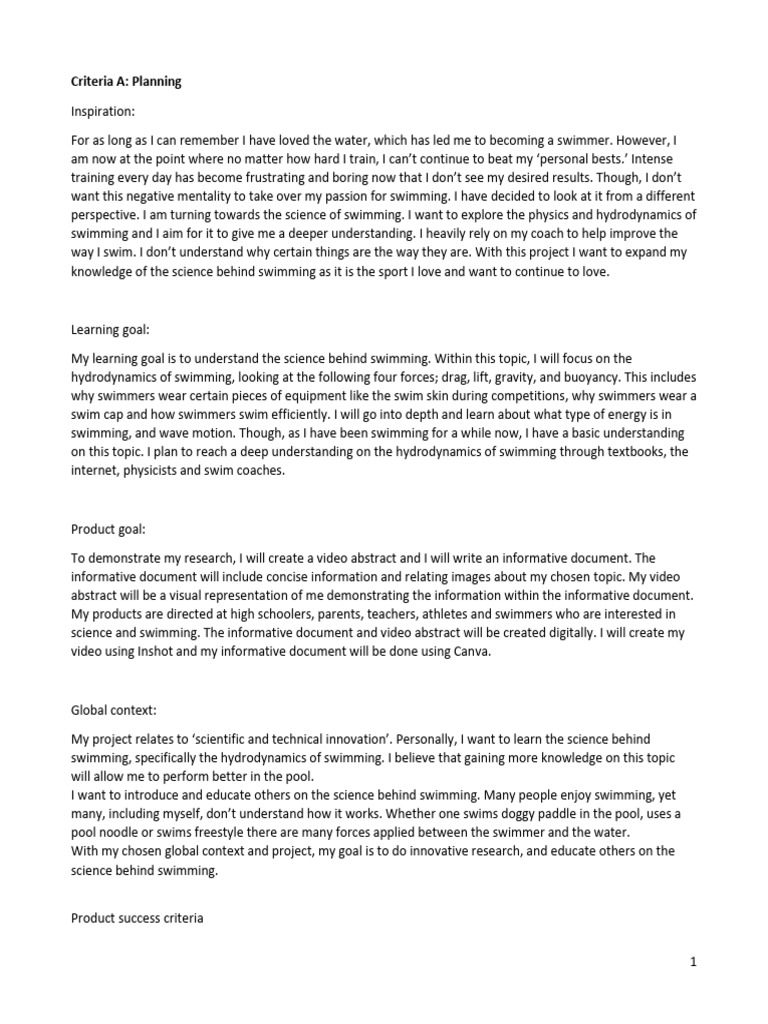 Personal - Project - Report (L7) | PDF | Buoyancy | Force