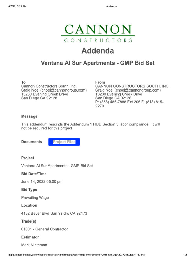 S_00000000 Addendum 3 Ventana_pdf | PDF