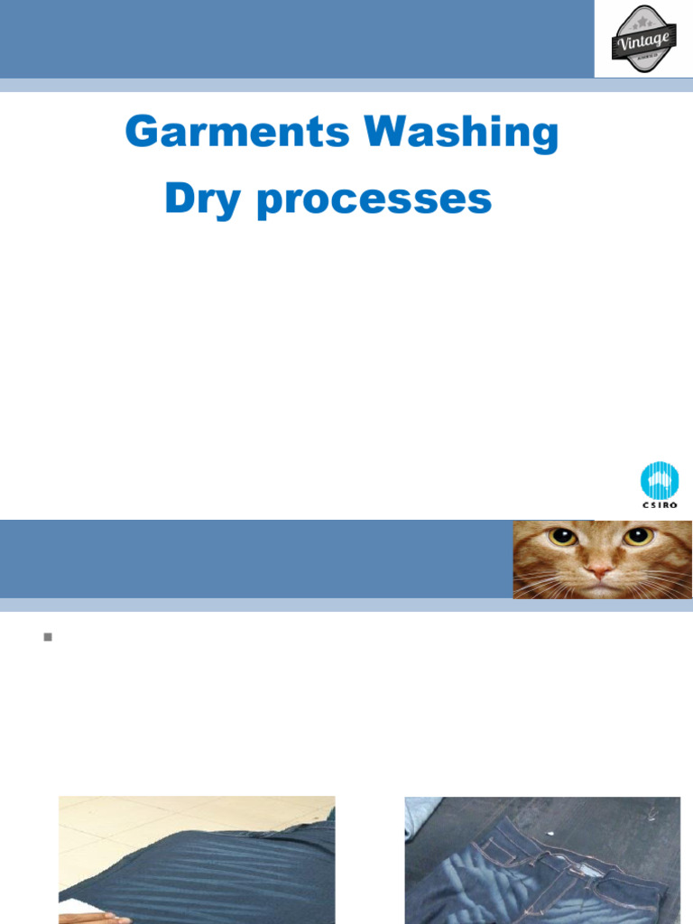 Garments Washing Dry Process | PDF