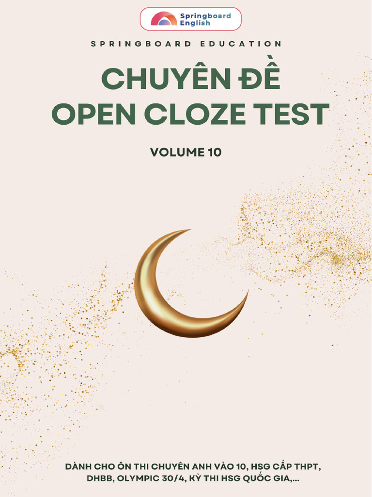 Open Cloze - Volume 10 | PDF