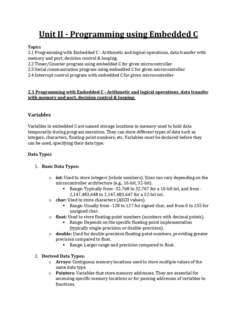 ESY_Unit 2 | PDF | Computing | Computer Engineering