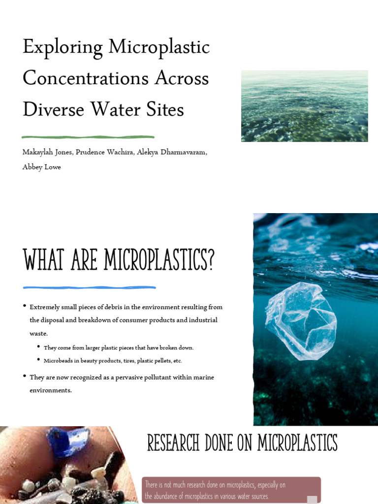Microplastic Concentrations in Water | PDF | Natural Environment ...