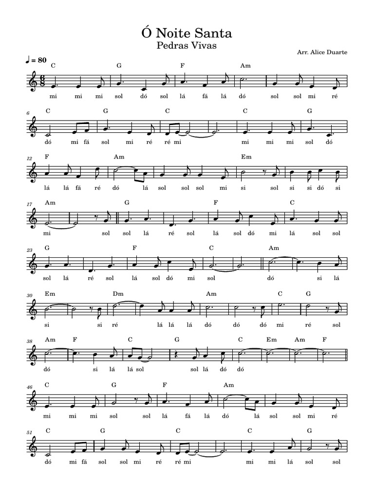 O-Noite-Santa-Pedras-Vivas-Partitura-Facilitada-em-Do-Maior-mx7vof ...