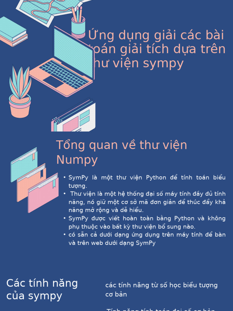 Ung Dung Giai Tich_Thư Viện Sympy | PDF