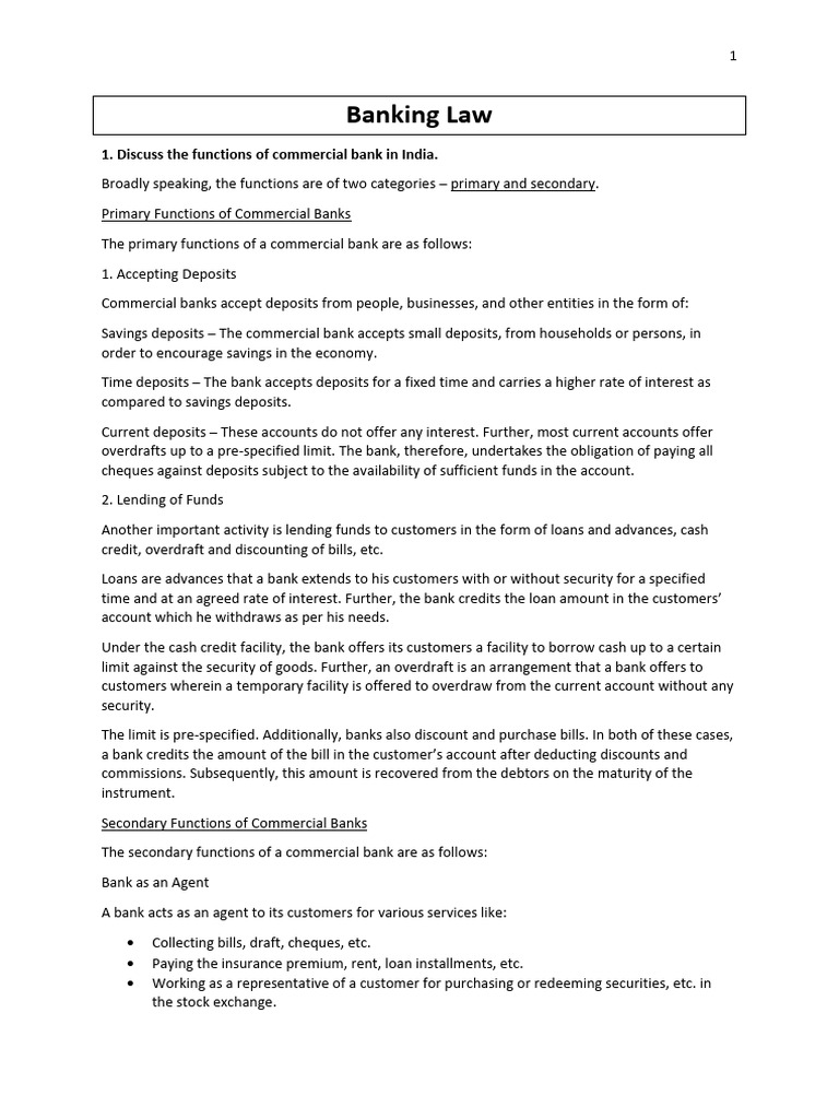 Banking Law | PDF | Credit Card | Negotiable Instrument