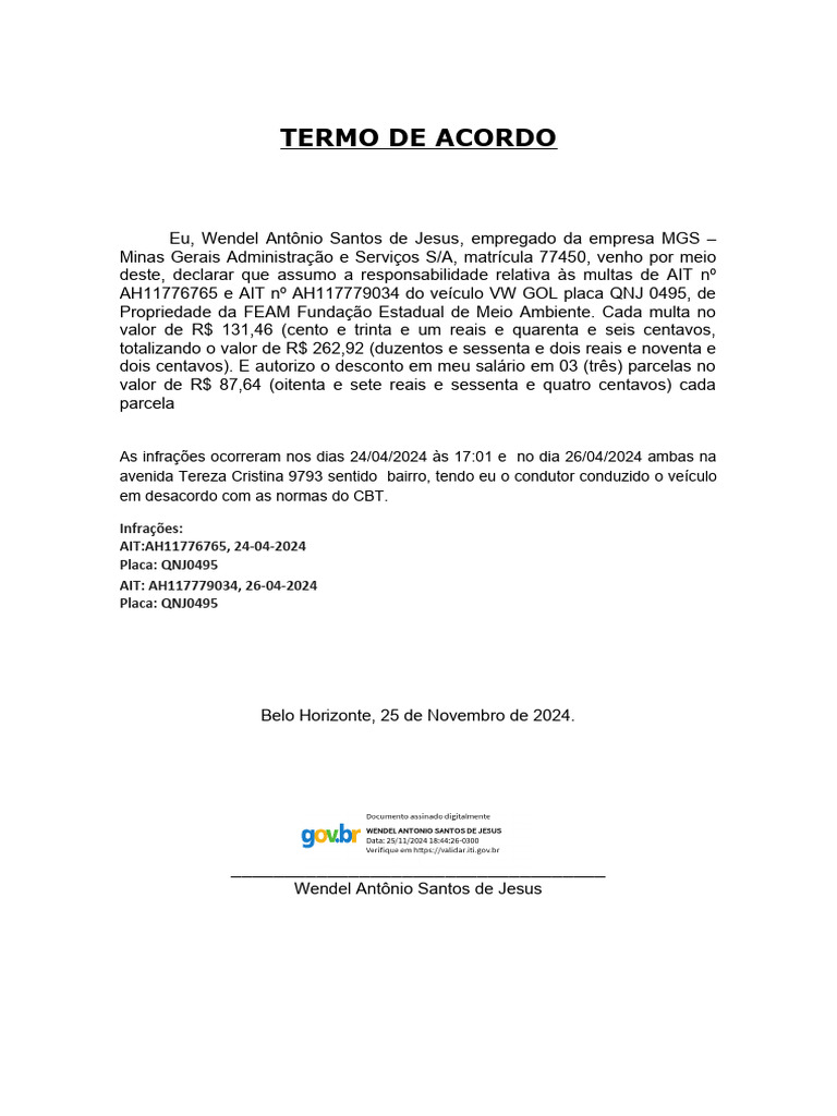 TERMO_DE_ACORDO_MULTA_-_WENDEL_ANTONIO_assinado (1) | PDF