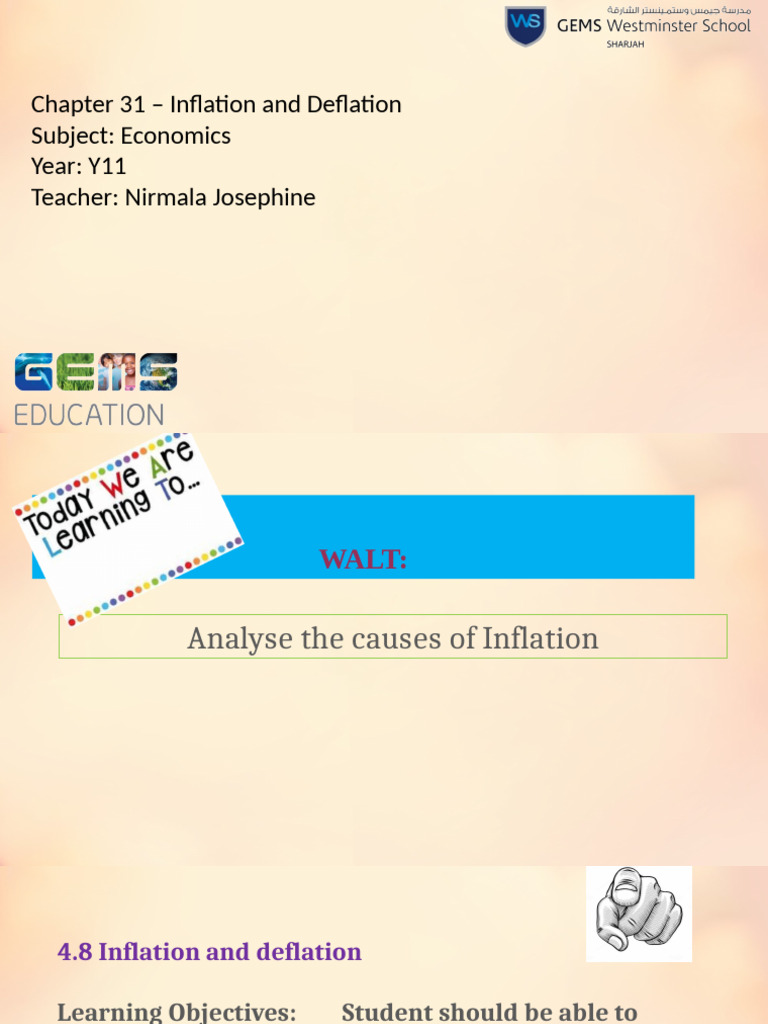 Understanding Inflation and Deflation | PDF | Inflation | Consumer ...