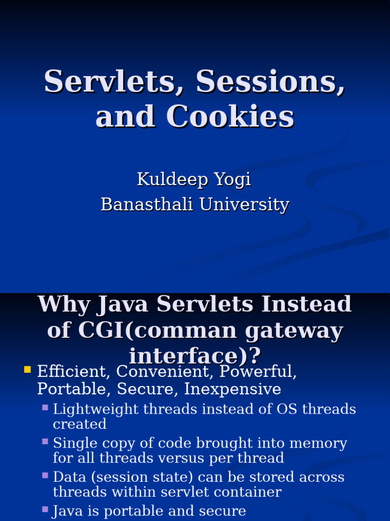Java Servlets: Structure and Lifecycle Guide | PDF | Computing | Computer Programming