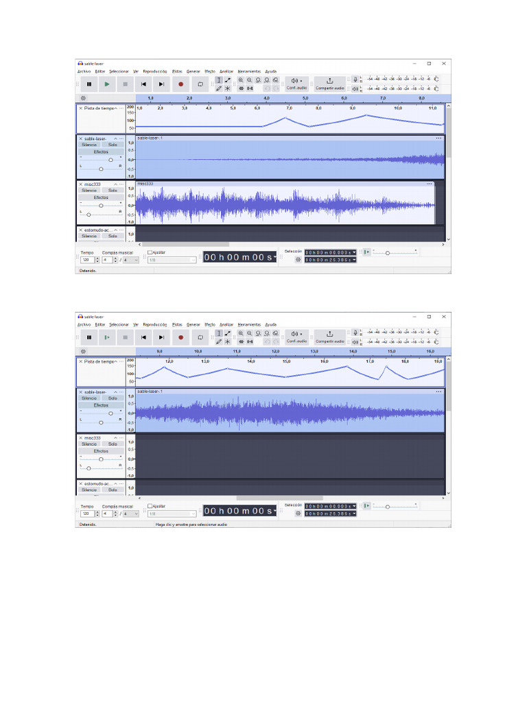 2do Parcial Imagenes de Audacity | PDF