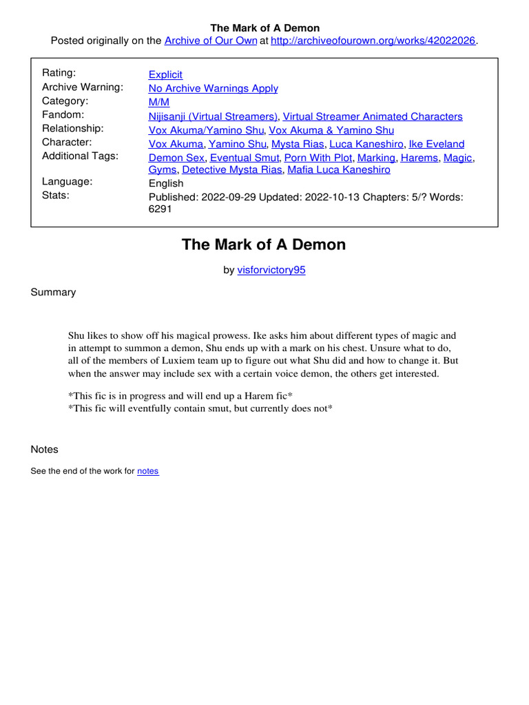 The Mark of A Demon | PDF | Laughter
