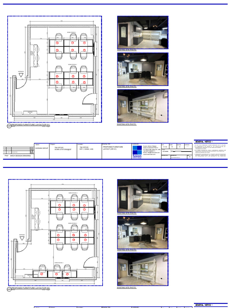 Proposed Furniture Layout for TMI Office | PDF | Design | Engineering