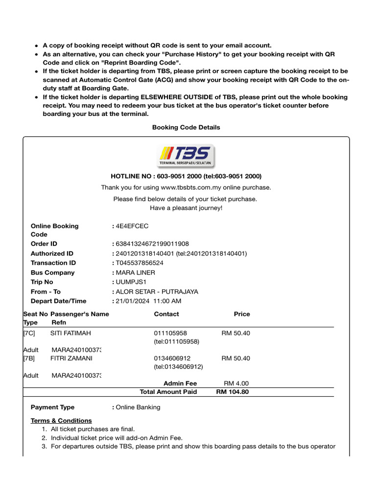 Ticket | PDF | Receipt | Payments