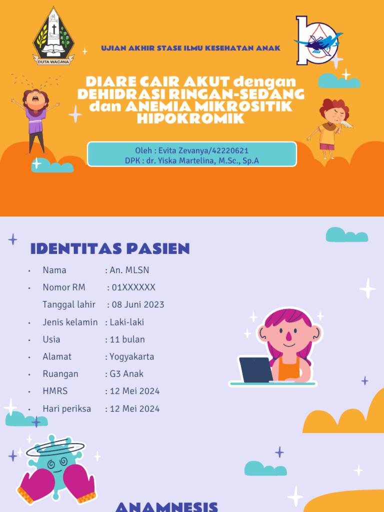 Diare Cair Akut dan Dehidrasi Anak | PDF