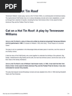 Cat On A Hot Tin Roof | PDF