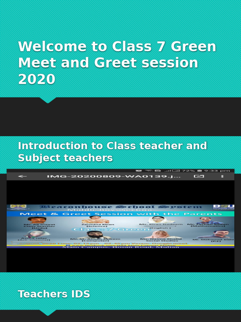 Presentation Class 7 G | PDF