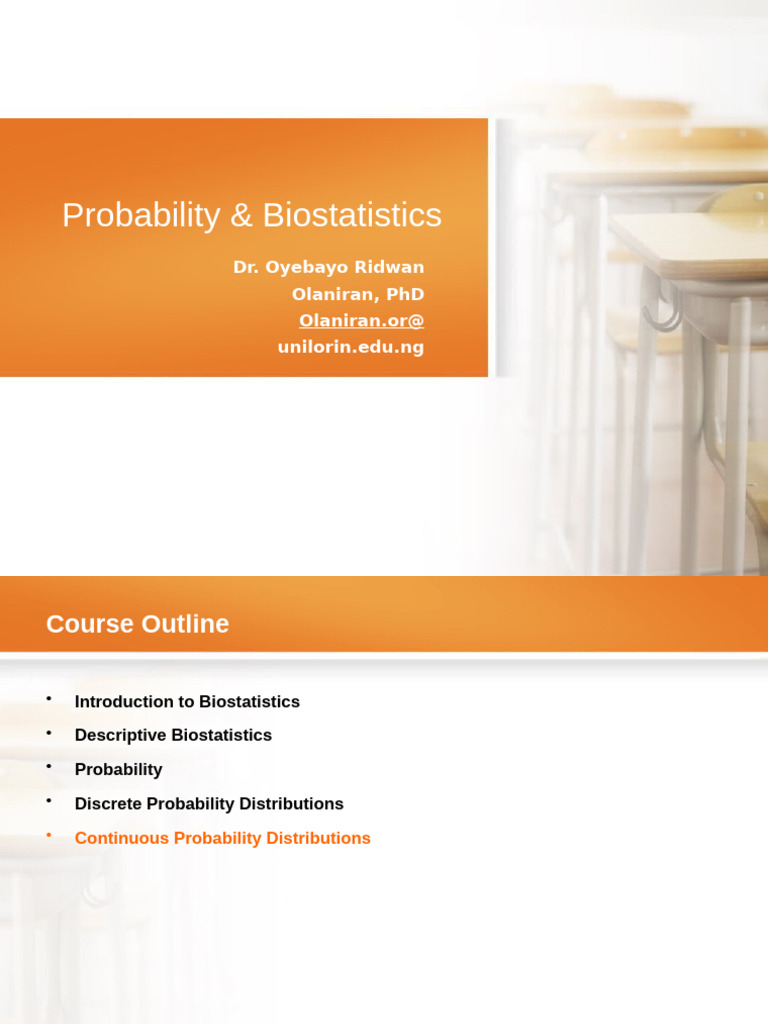 Lecure-5 Continuous Probability Distributions | PDF | Probability Distribution | Probability ...