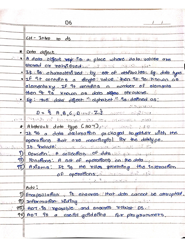 Ds notes | PDF