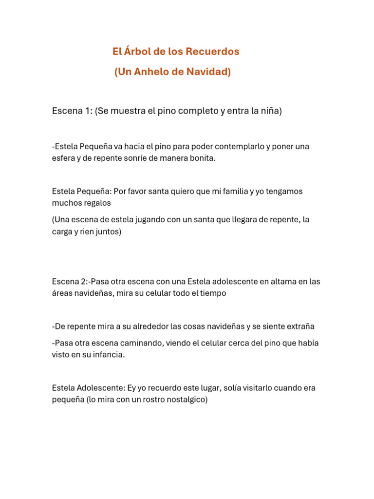 El Árbol de Los Recuerdos | PDF