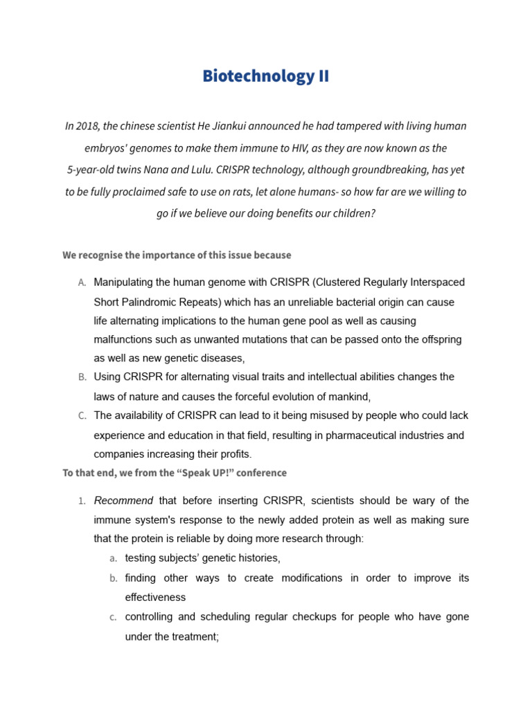 Biotech Ii Solutions | PDF