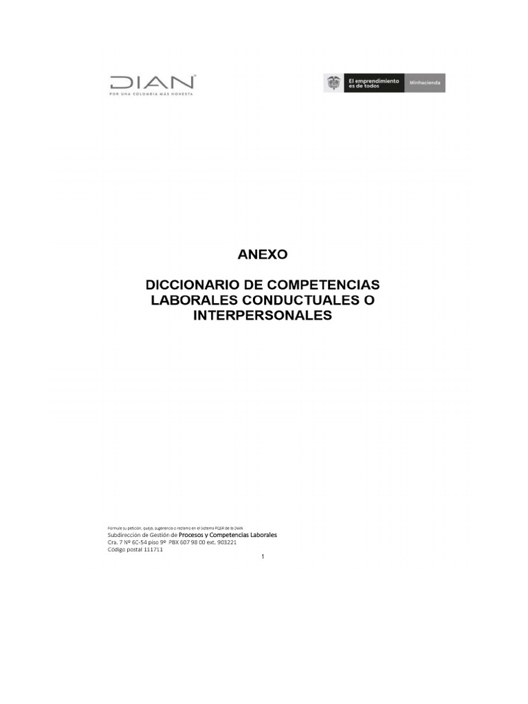Anexo 1 - Resolución 000059 de 2020 | PDF | Comportamiento | Planificación