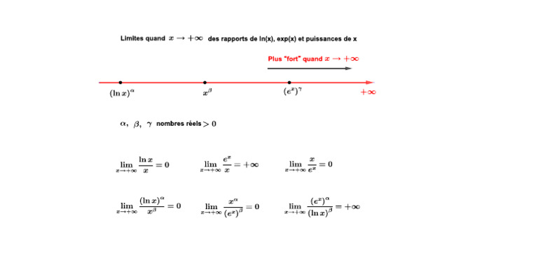 Schéma Des Limites en + Infini | PDF