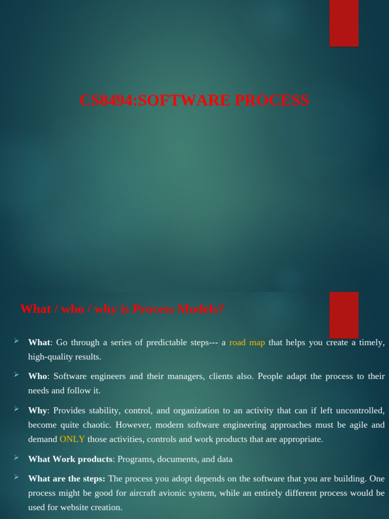 2 - Sofware Process and Models | PDF | Software Prototyping | Software Development Process