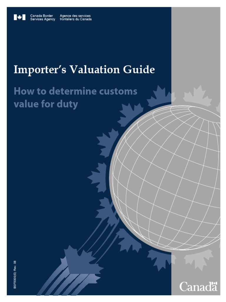 Custom Valuation | PDF | Customs | Prices