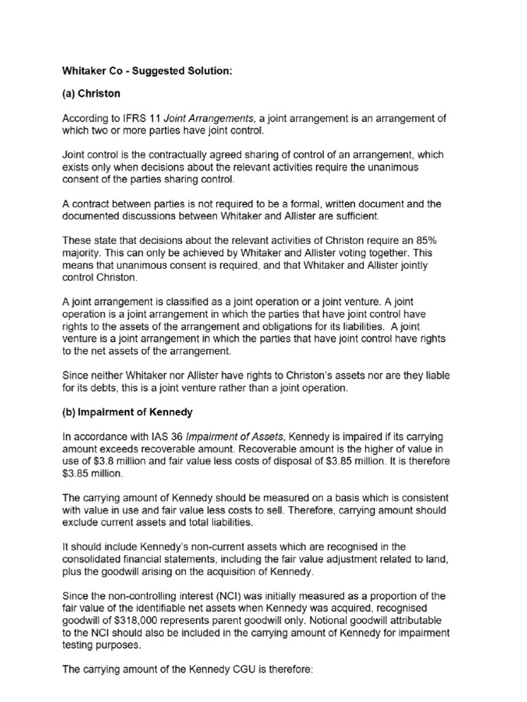 Question 1 Answer | PDF